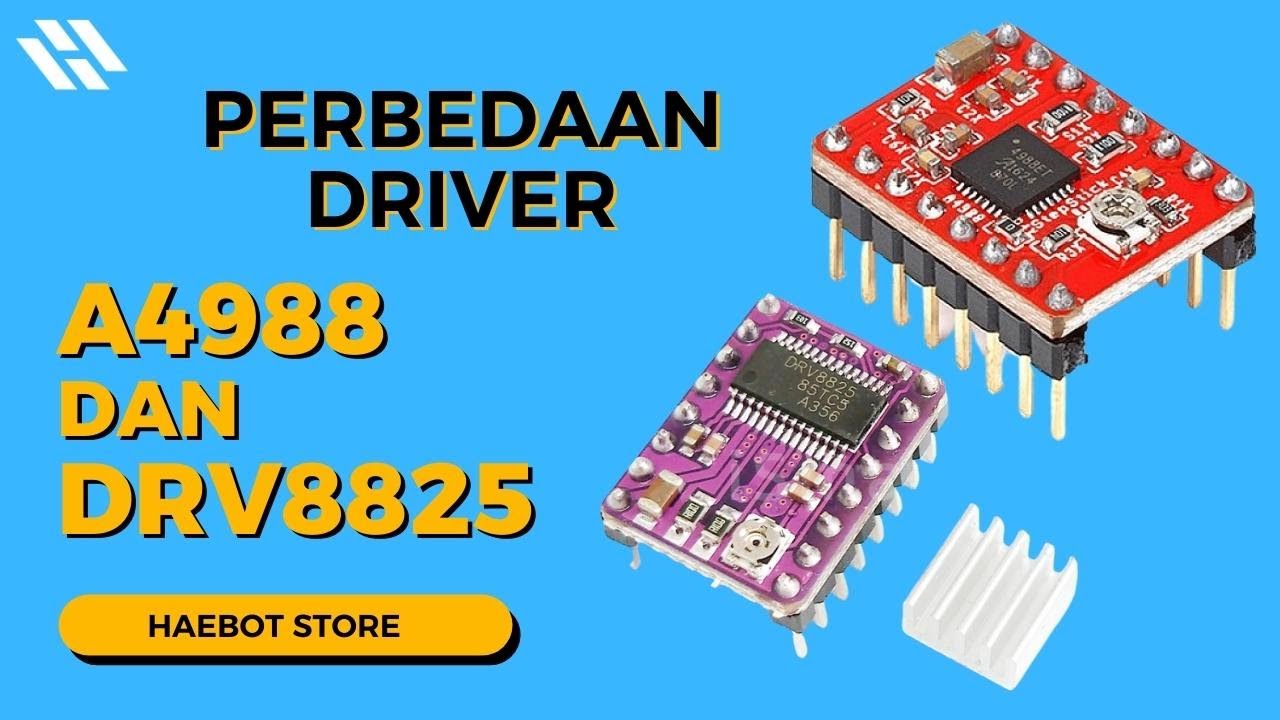 Apa Saja Perbedaan Driver A4988 dan DRV8825 ? #cnc - YouTube