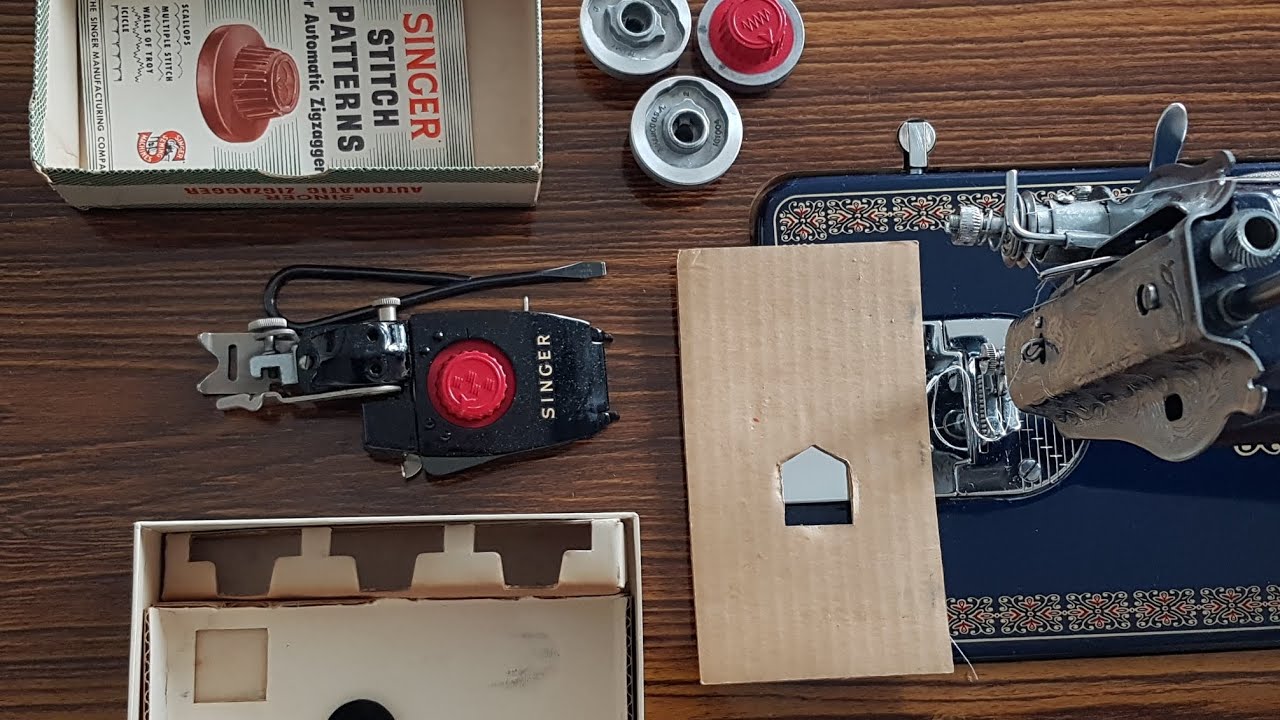 Singer automatic zigzagger unboxing - YouTube