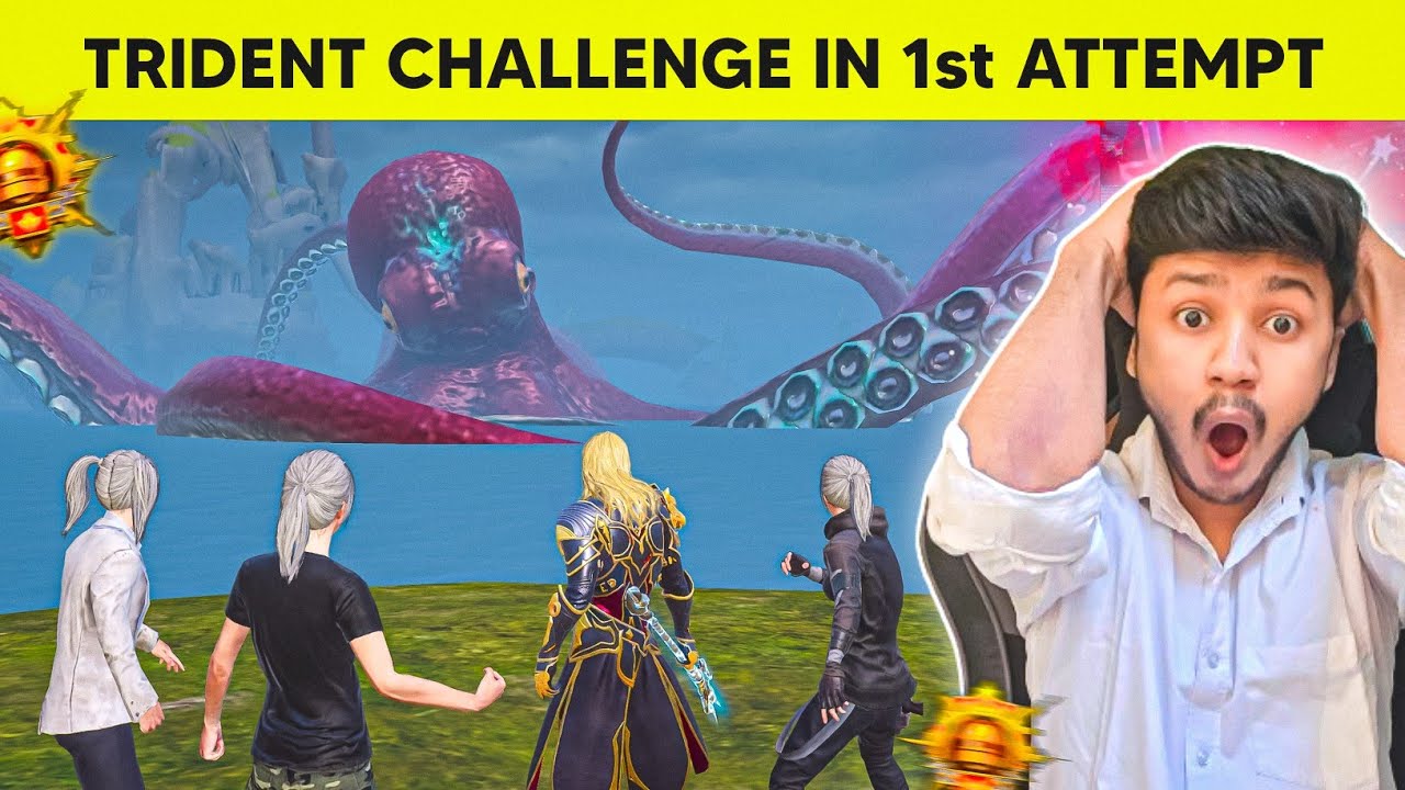 TRIDENT CHALLENGE COMPLETED IN 1st ATTEMPT 🔥 EASY TIPS & TRICKS TO ...