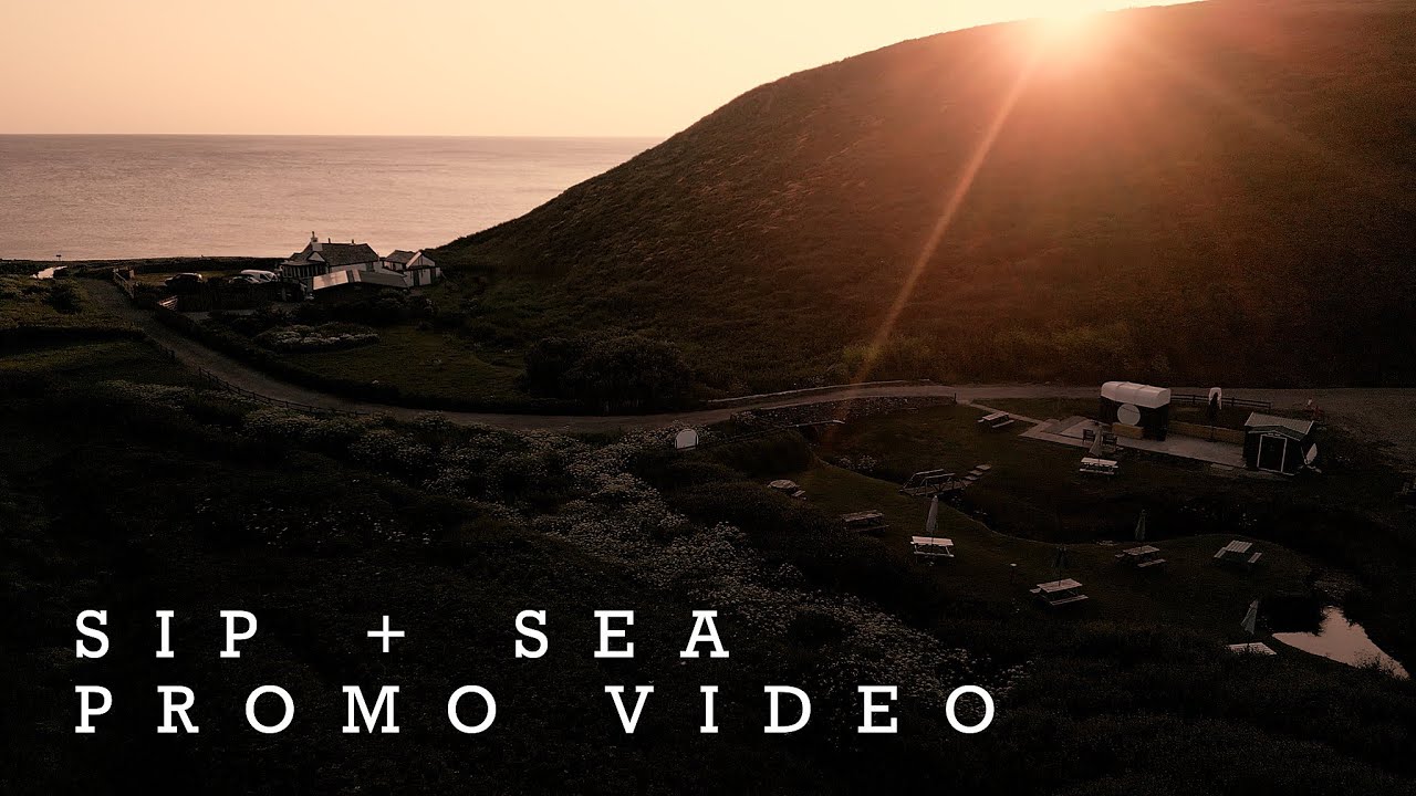 The path to Sip + Sea at the Rustic tea garden in Bude Cornwall - YouTube