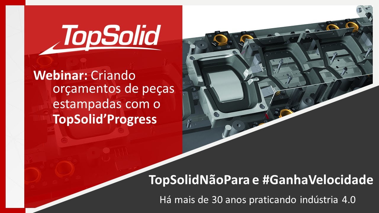 Criando orçamento de peças estampadas no TopSolid - YouTube
