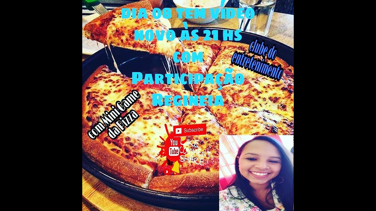 MINI GAME DA PIZZA COM PARTICIPAÇÃO REGINEIA - YouTube