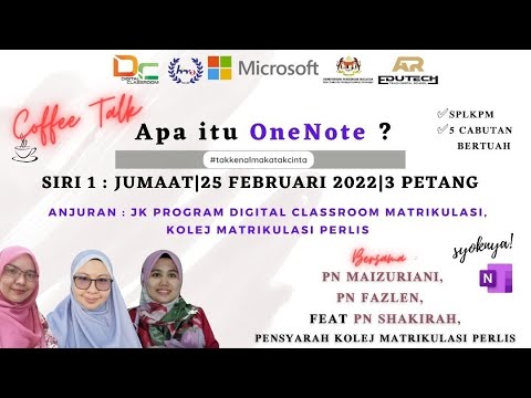Coffee Talk Siri 1: Apa itu OneNote? - YouTube
