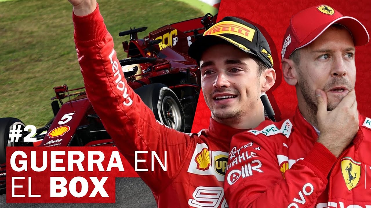GUERRA EN EL BOX: CHARLES LECLERC VS SEBASTIAN VETTEL | PARTE 2 - YouTube