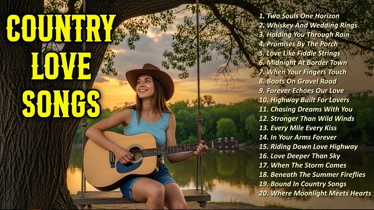 Heartfelt Country Love Songs Collection | Romantic Country Music That ...