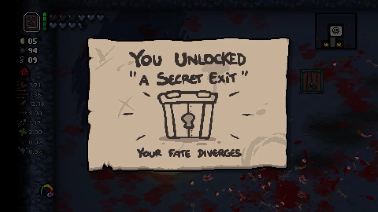 How to Unlock Secret Exit? Easy. Just defeat Hush 3 TIMES! (The Binding ...