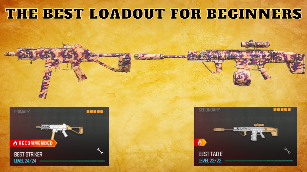 THIS IS THE BEST LOADOUT FOR BEGINNERS - ( STRIKER AND TAQ ERADICATOR ...