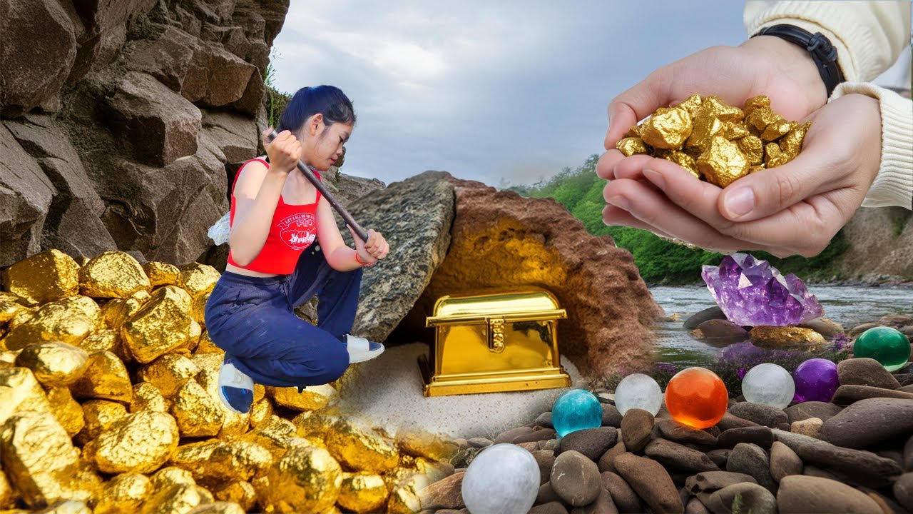 We Found REAL GOLD While Digging This Ancient Mining Site! - YouTube