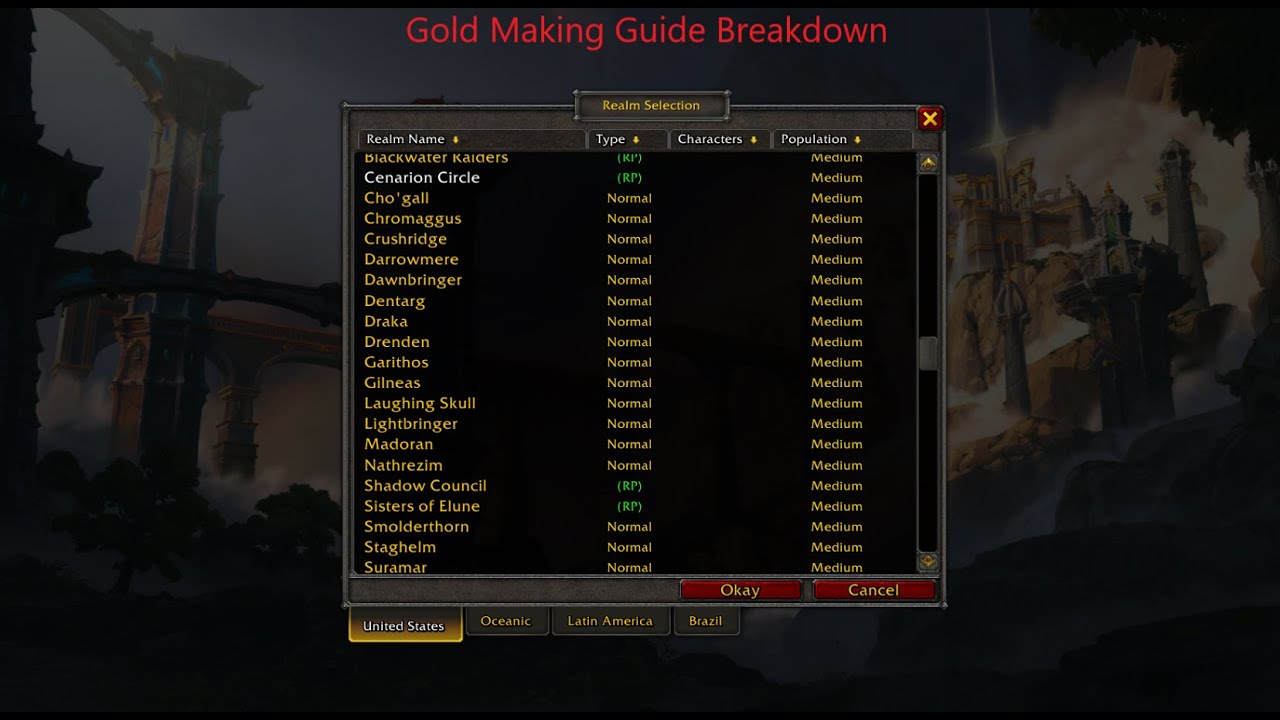Dragonflight Gold Making Tips #2 Server Population - YouTube