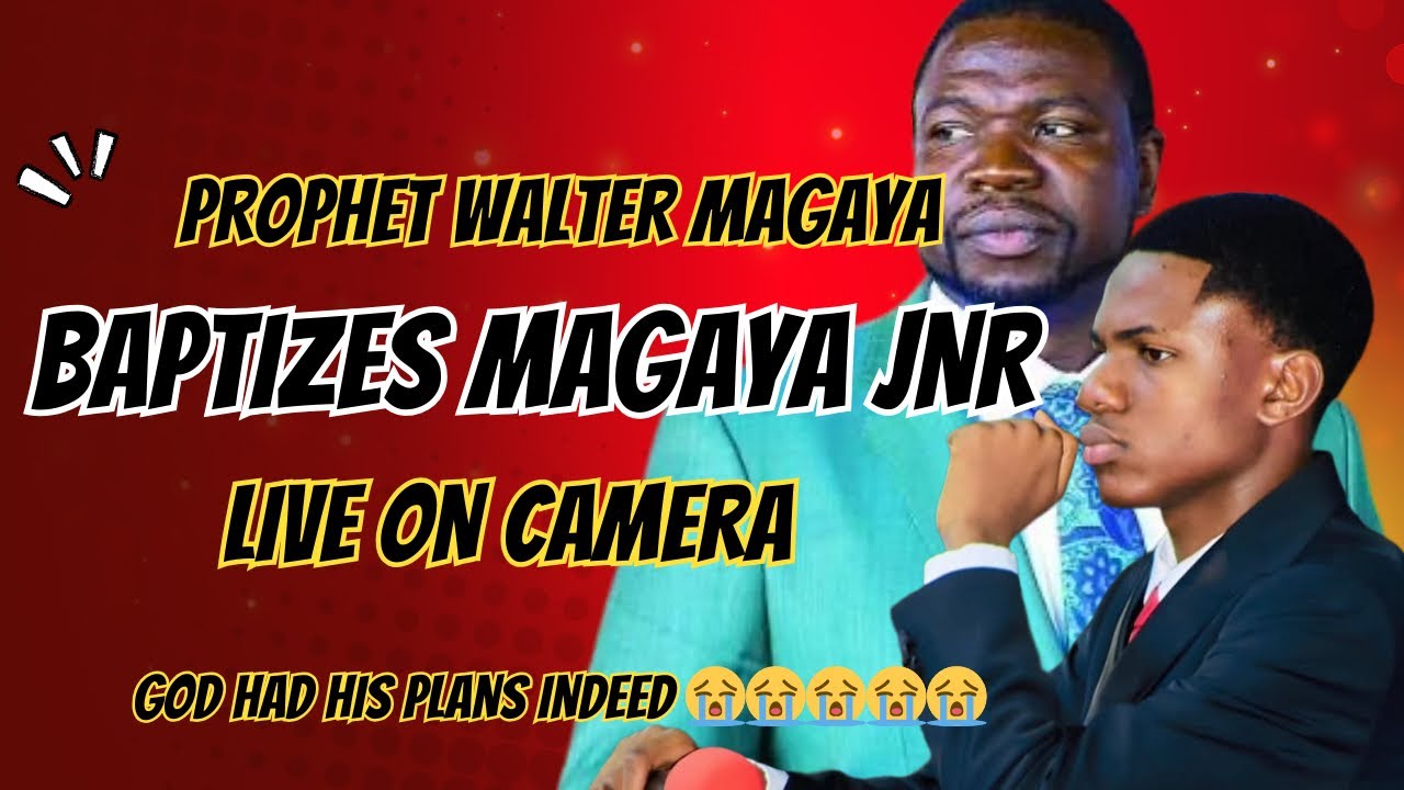 Prophet W Magaya Baptizes Magaya JNR - preparing him to take over the ...