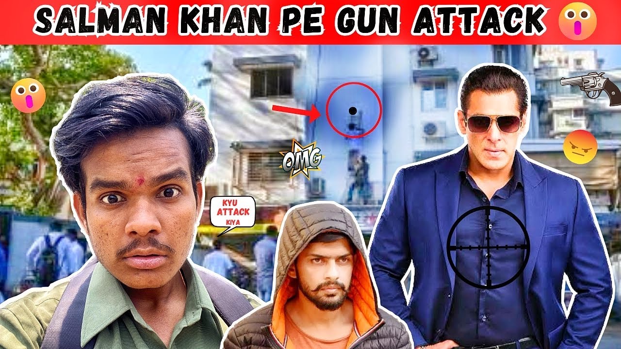 Salman khan ke ghar phar gun shoot kiya 😱 lawrence bishnoi attack on ...