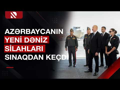 İlham Əliyev və Mehriban Əliyeva Hərbi Dəniz Qüvvələrində olublar - Real TV