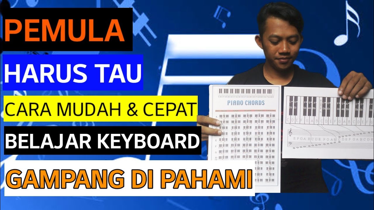 CARA MUDAH DAN CEPAT RAHASIA BELAJAR KEYBOARD DASAR UNTUK PEMULA AGAR ...