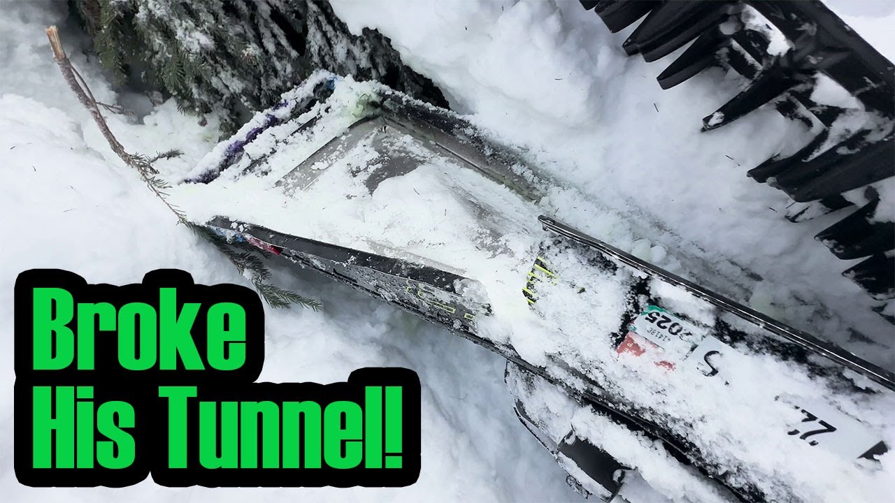 Another Day Another Broken Sled || Awesome Conditions - YouTube