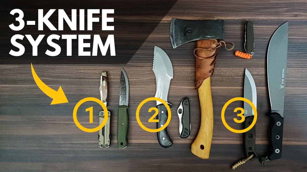The 3-Knife System for Bushcraft & Survival - YouTube
