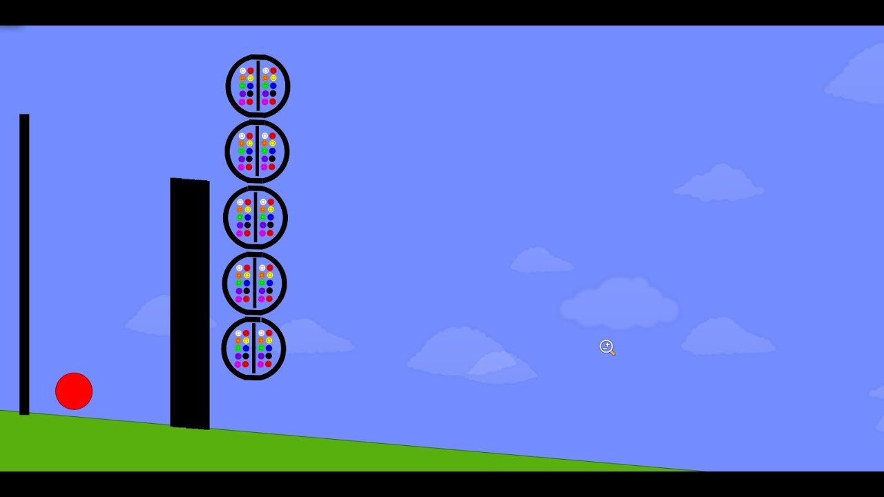 Escape from the ball - Survival marble race in Algodoo - YouTube