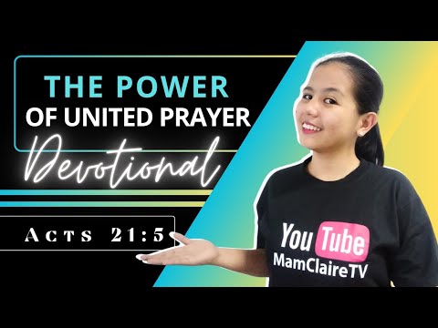 THE POWER OF UNITED PRAYER – Daily Devotional - YouTube