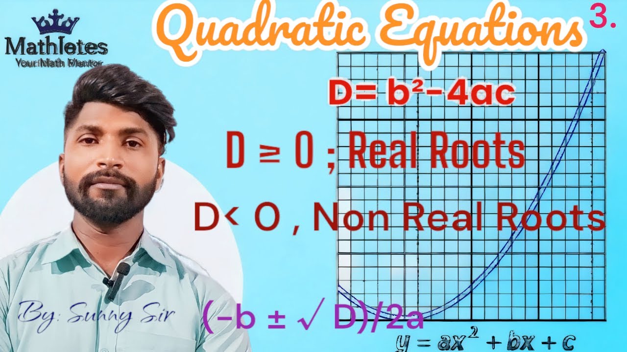Quadratic Formula(Discriminant Rule) | Exercise 4.3|Class X | Chapter 4 ...