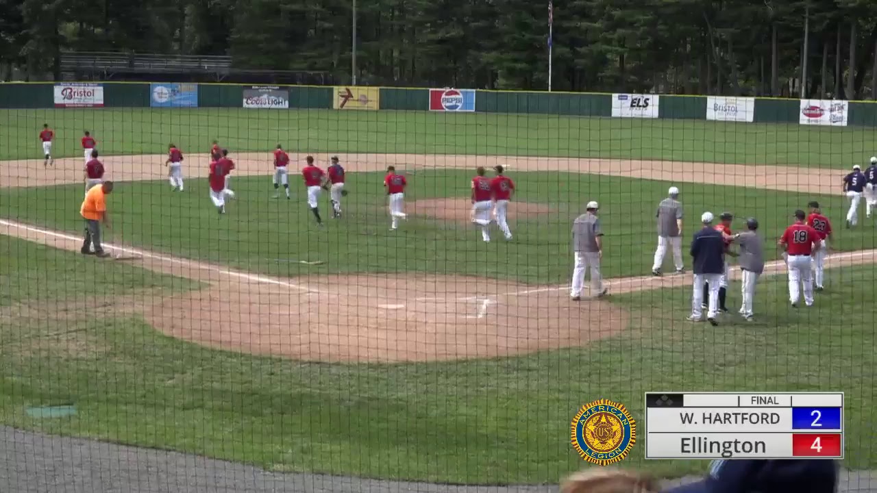 2018 CT American Legion Baseball - N Super Regional Game 3- Ellington ...