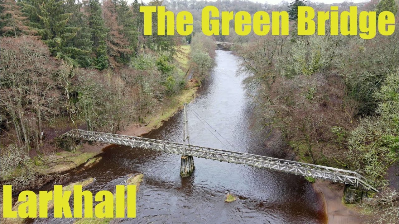 The Green Bridge, Larkhall, DJI Mavic Air II - YouTube