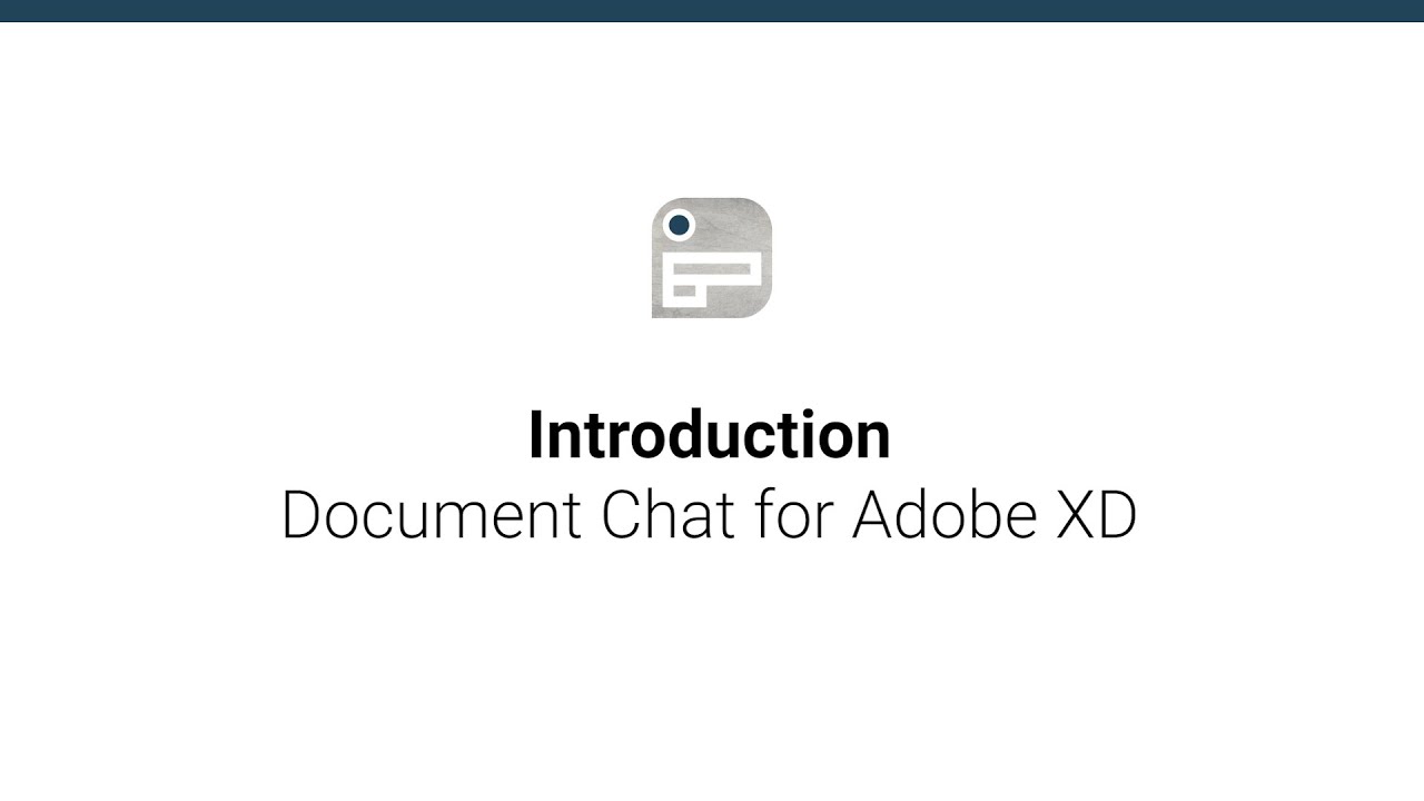 Document Chat for Adobe XD | Intro - YouTube