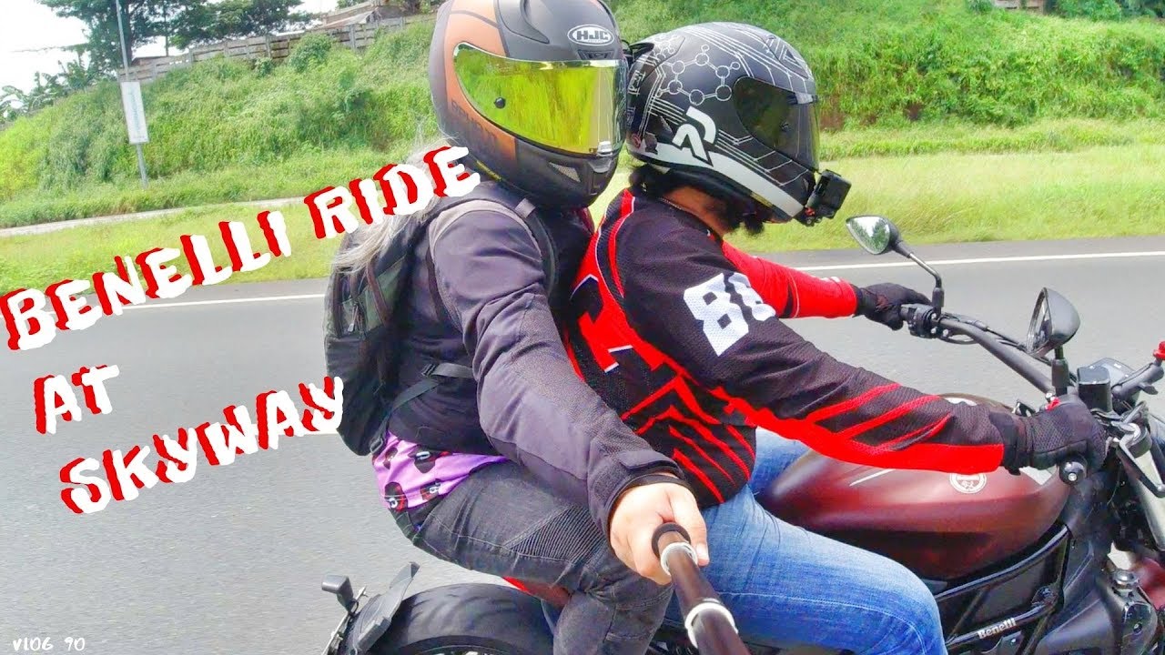 BENELLI 502C FIRST BACK RIDE | SKYWAY RIDE TO MCX | VLOG90 - YouTube