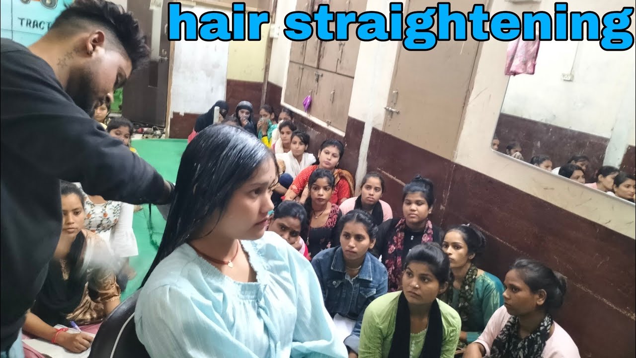 hair straightening class//Reena v// - YouTube