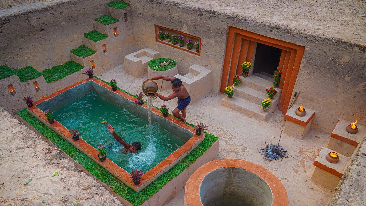 How I Built The Secret of Building an Underground Tunnel House and ...