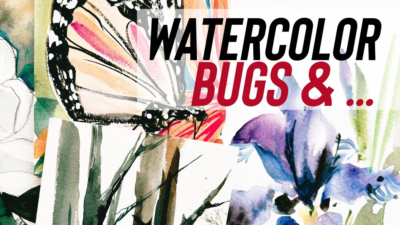 How to Paint Watercolor Bugs, Step by Step - YouTube