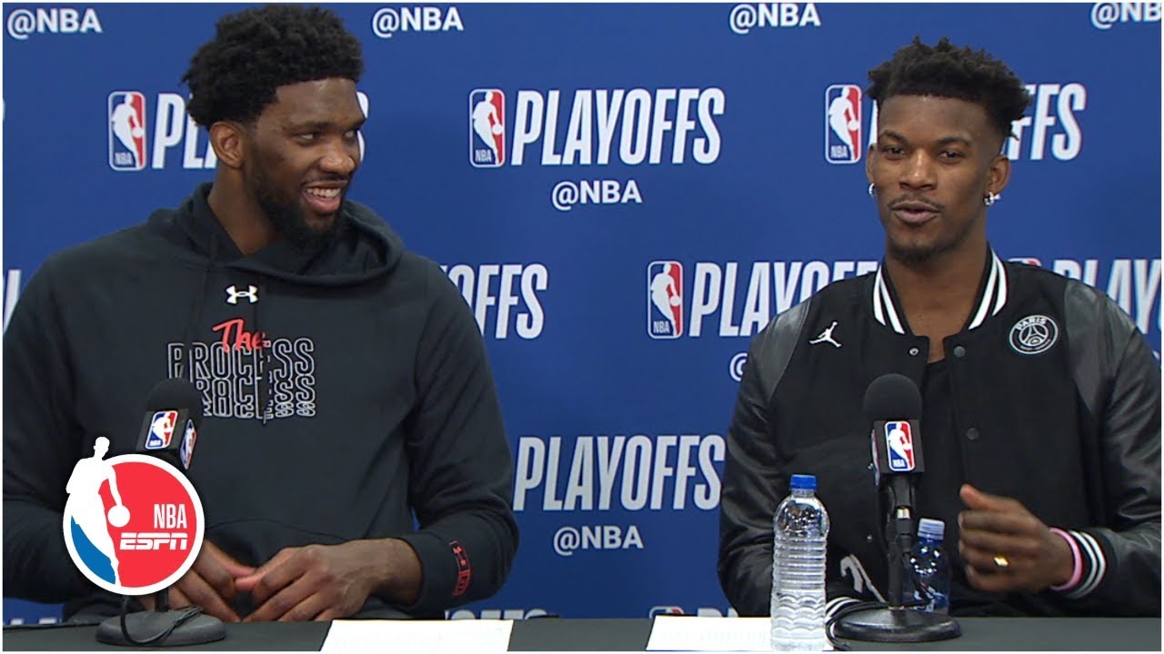 Jimmy Butler and Joel Embiid talk 76ers' huge Game 3 win | 2019 NBA ...