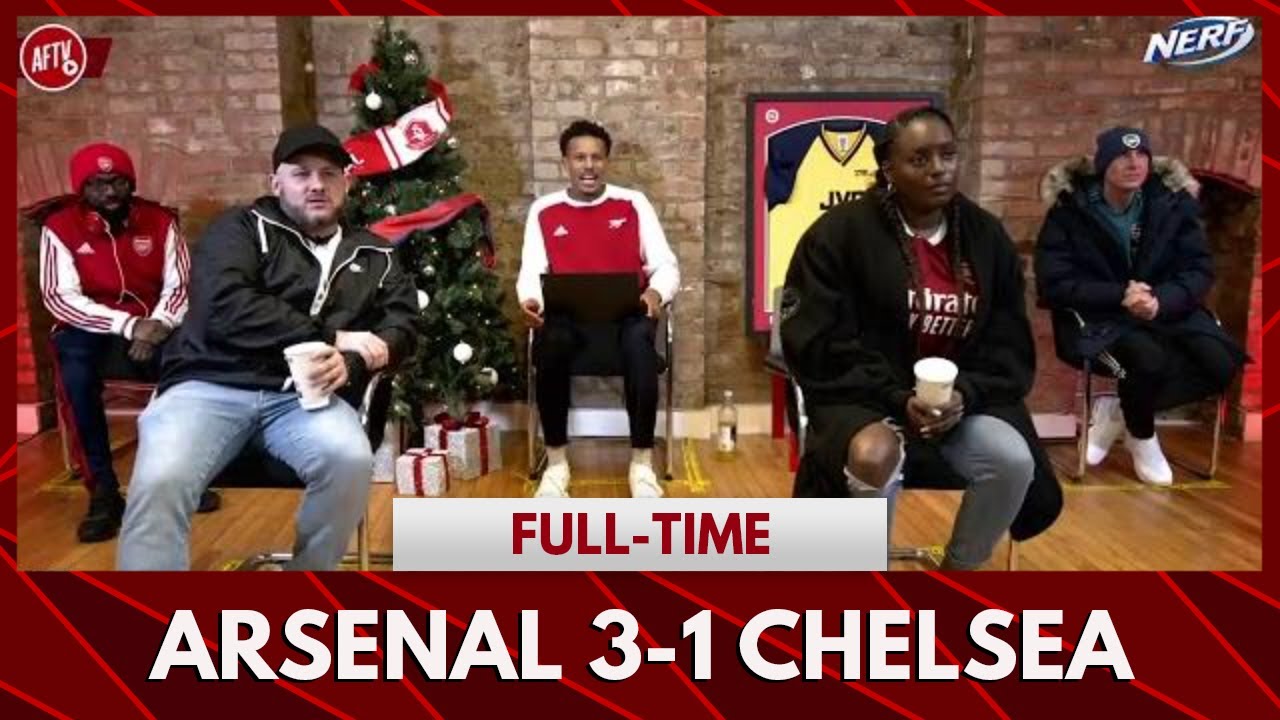 Arsenal 1-0 Chelsea | AFTV Celebrate As Laca Scores A Pen! - YouTube