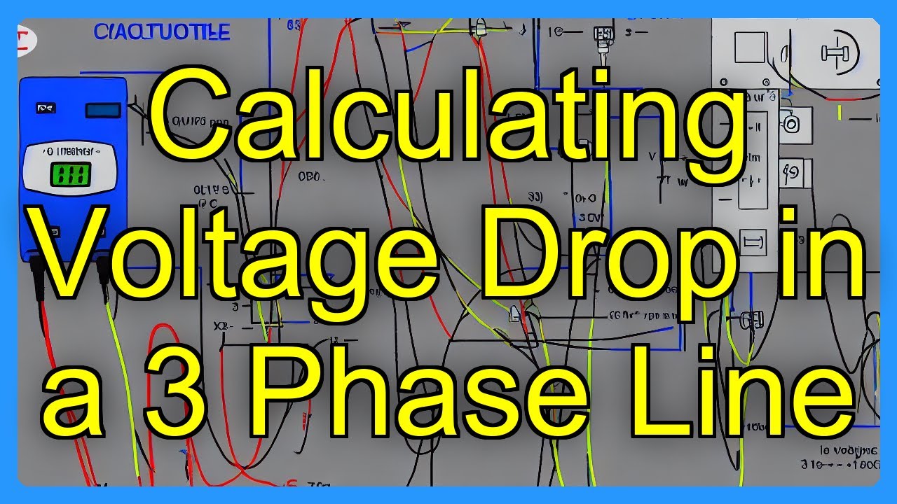 Calculating Voltage Drop in a 3 Phase Line - YouTube