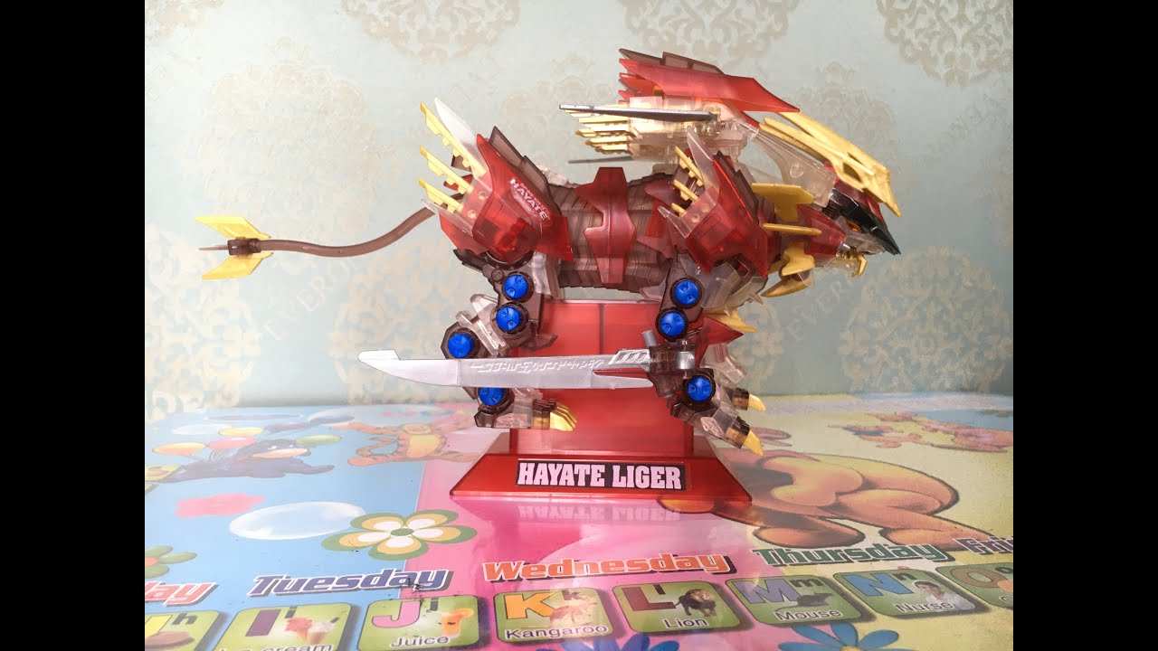 Zoids Hayate Liger ver Special Edition (Clear Color) - YouTube