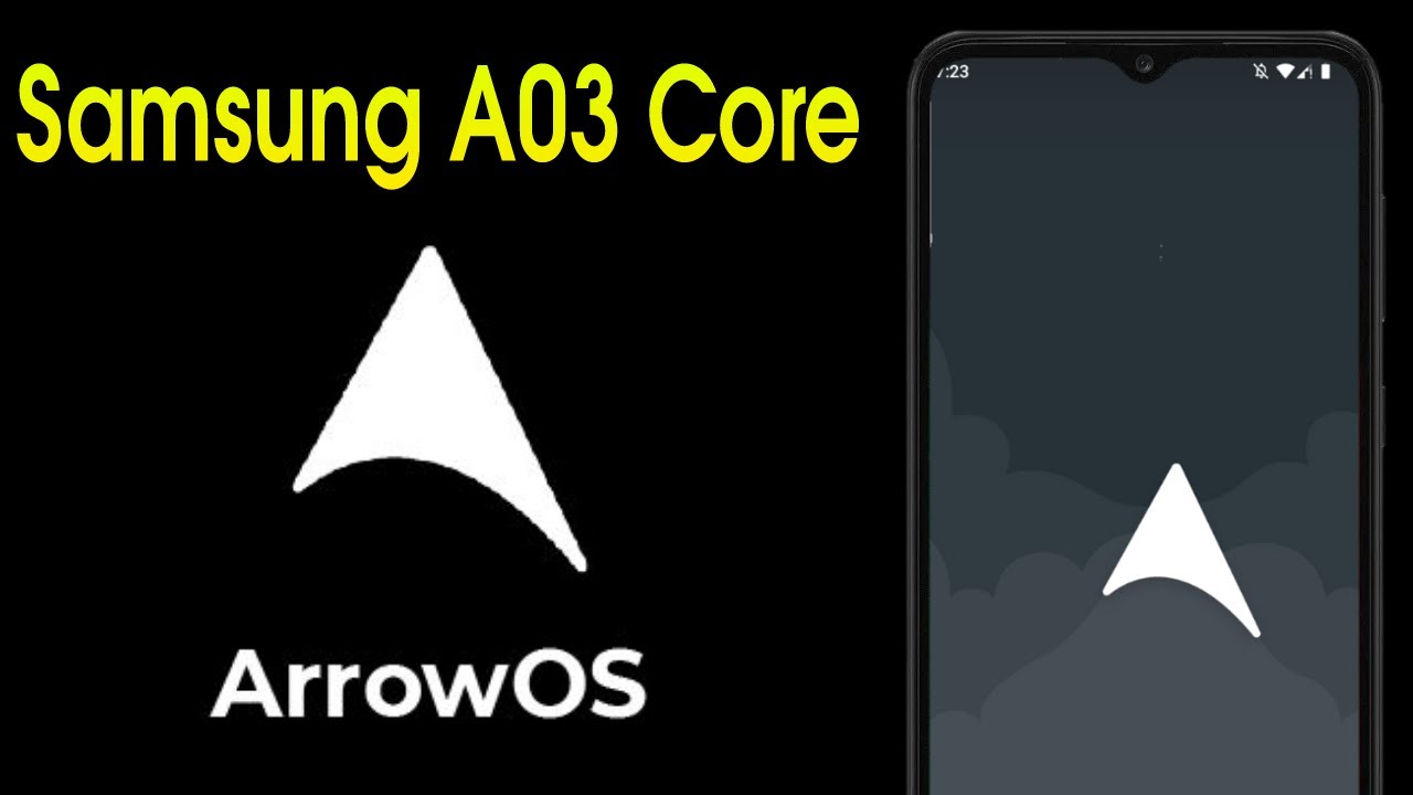 Review e instalação da Custom ROM Arrow OS 13.1 No Samsung A03 Core ...