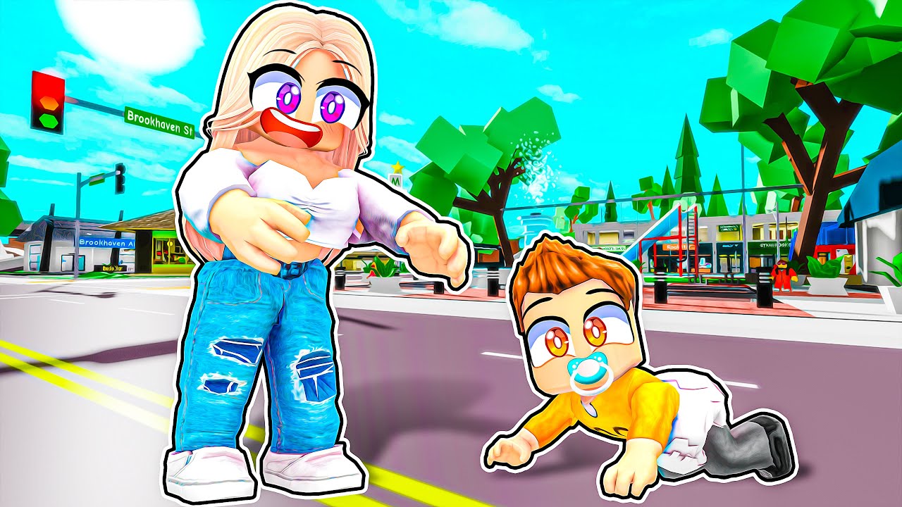 ZOSTAŁAM MAMĄ BABY SMILESLOW na Brookhaven RP w ROBLOX! 👶 - YouTube
