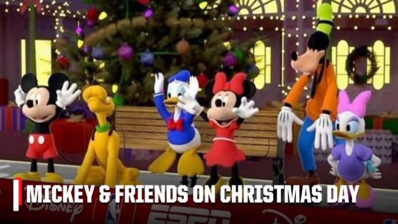 Mickey Mouse and friends hoop it up on Christmas Day 🏀🎄 | NBA on ESPN ...
