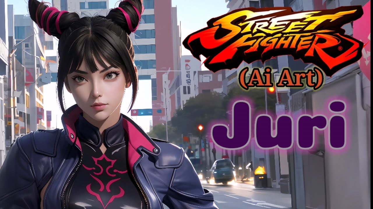 [Ai Art ] Juri Han 😈 Streetfighter Girls Lookbook - YouTube
