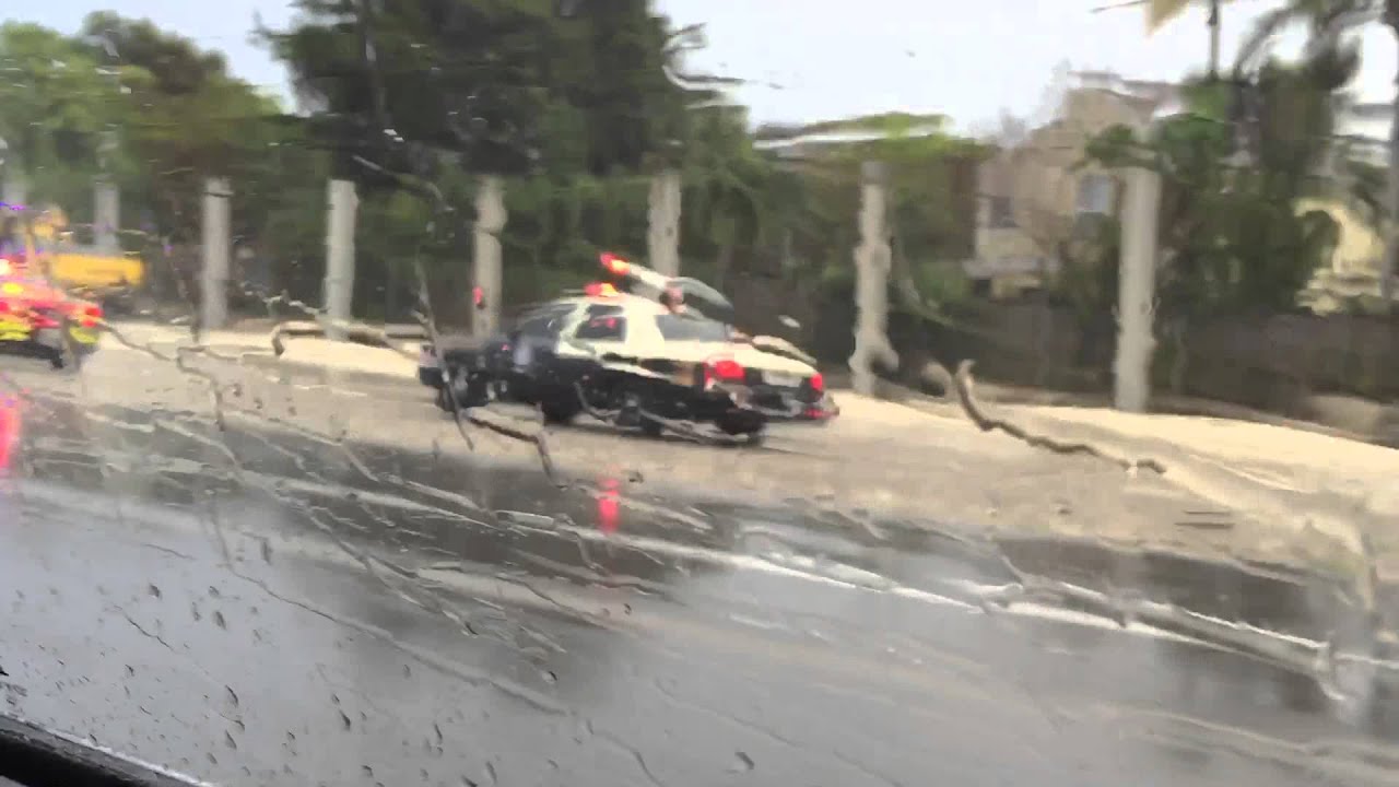 Florida Highway Patrol Conducting a Traffic Stop - YouTube