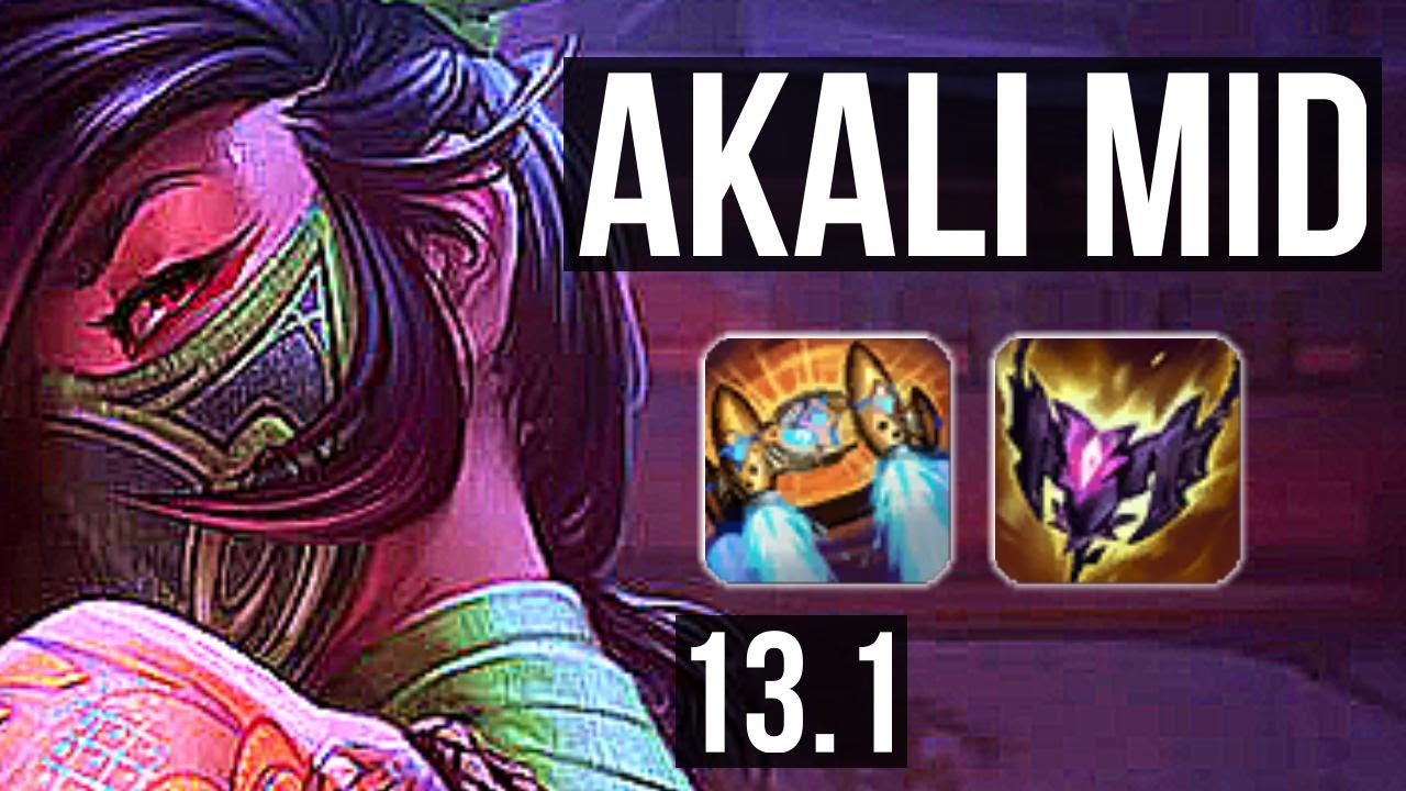 AKALI vs PANTH (MID) | 1.2M mastery, 10/2/4, Legendary, 300+ games ...
