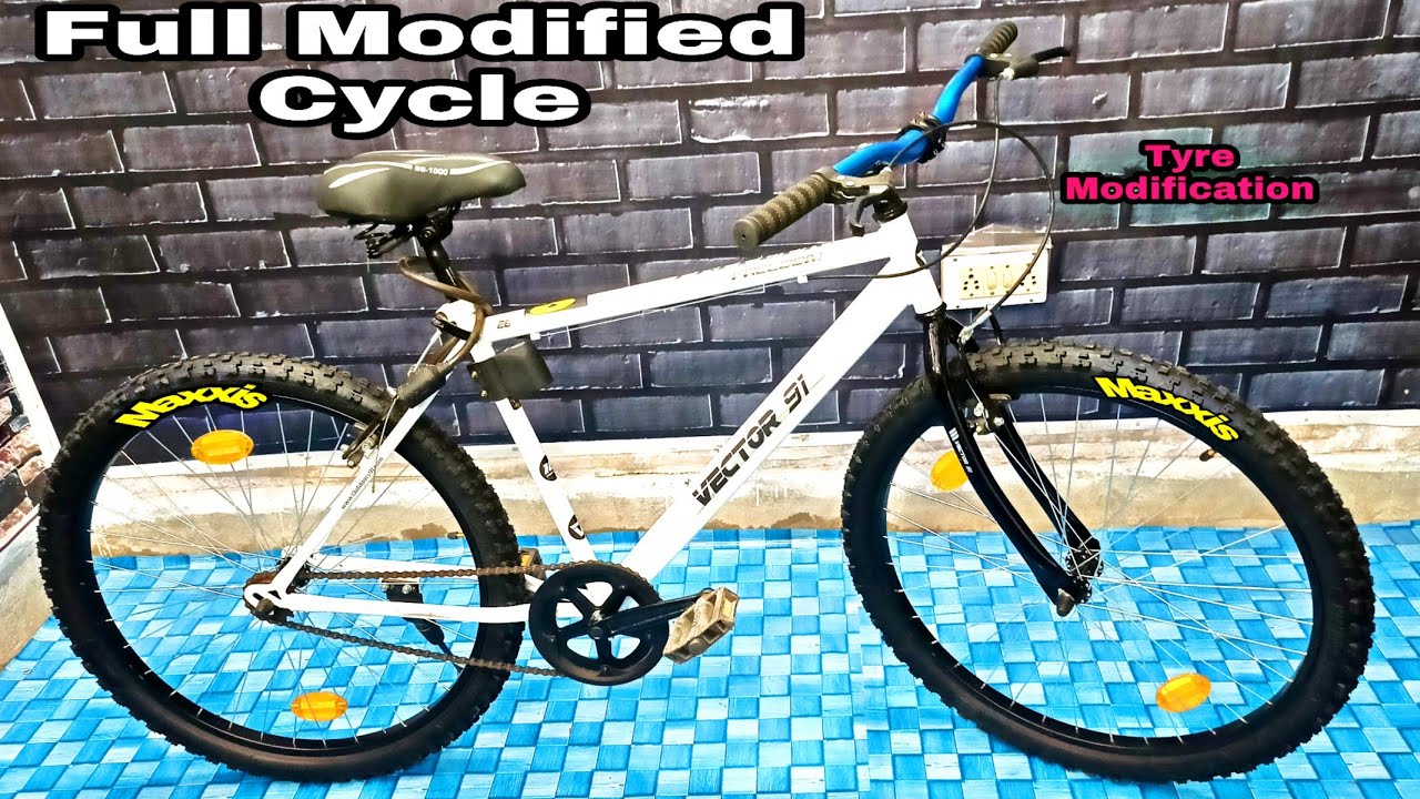 Cycle Tyre Modification video. Modified you cycle at Home by ...