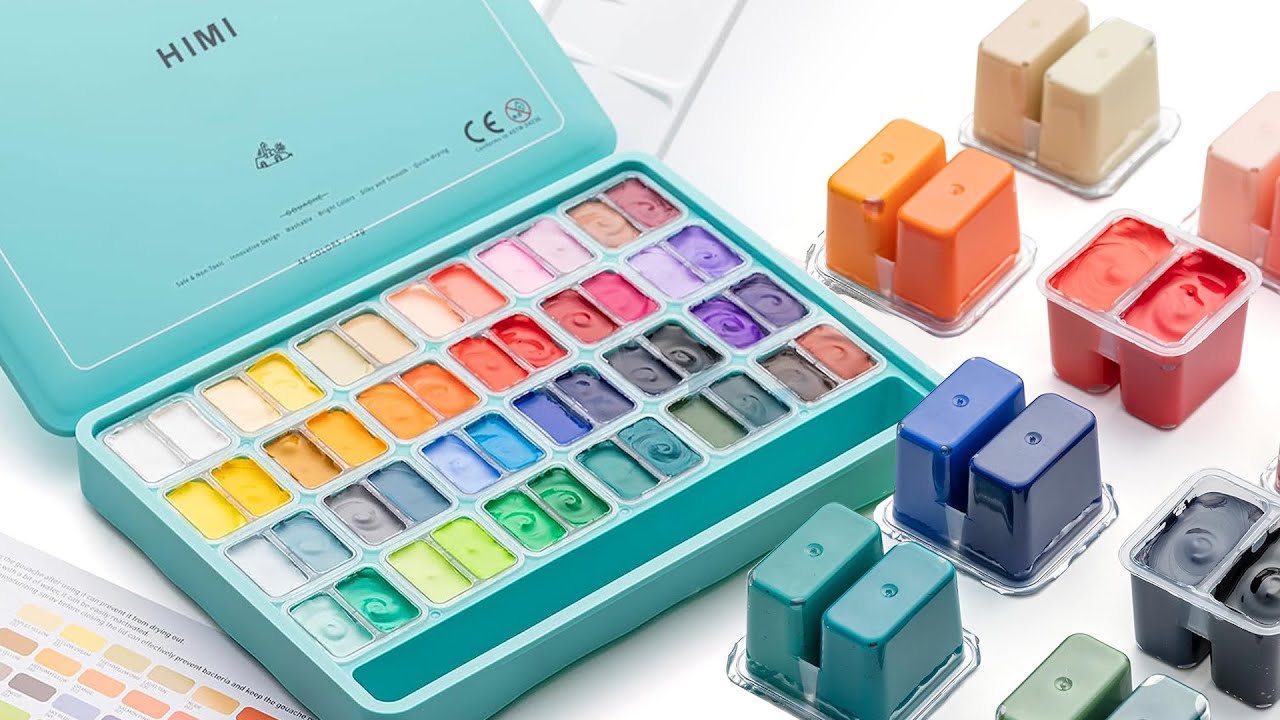 NEW DUAL JELLY PAINTS? Satisfying but why? Let's review them! - YouTube