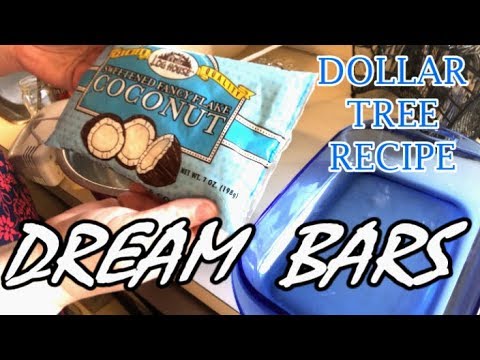 Dollar Tree Recipe | Dream Bars - YouTube