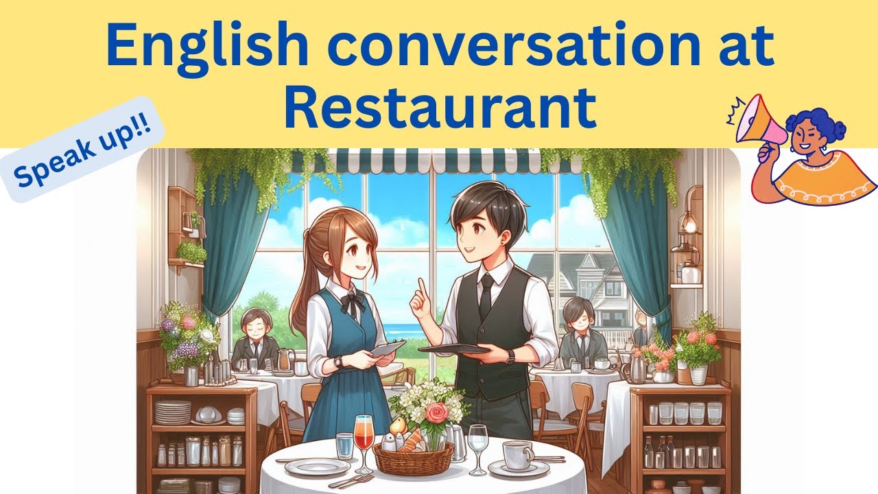 English Conversation at a Restaurant | Daily English Speaking Practice ...