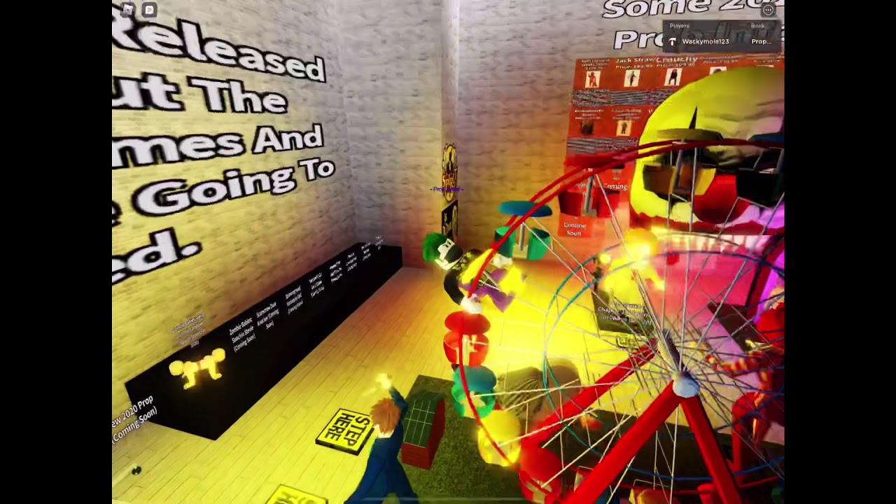 Swinging on A clown Ferris wheel _ Spirit Halloween roblox.! 🎃 🤡 - YouTube