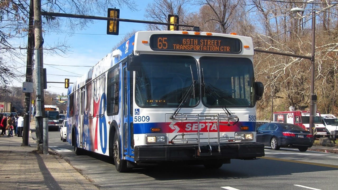 Septa Route 65(69th Street Transportation Center)Announcements - YouTube
