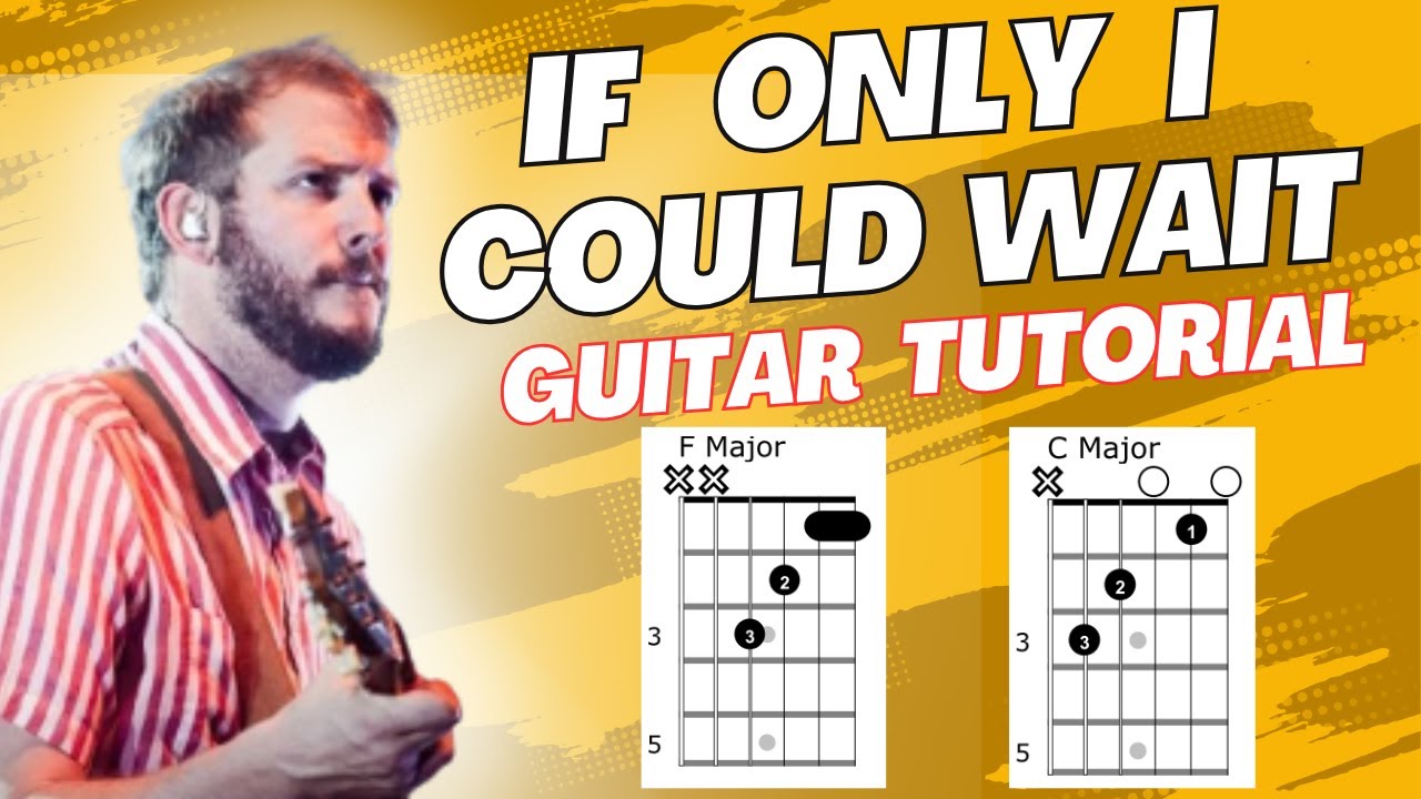 If Only I Could Wait Bon Iver Guitar Tutorial - YouTube
