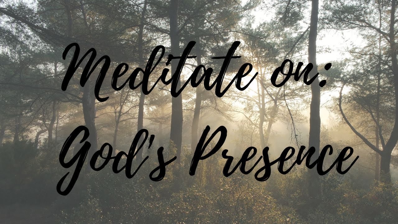 5 Minute Guided Christian Meditation I God's Presence - YouTube