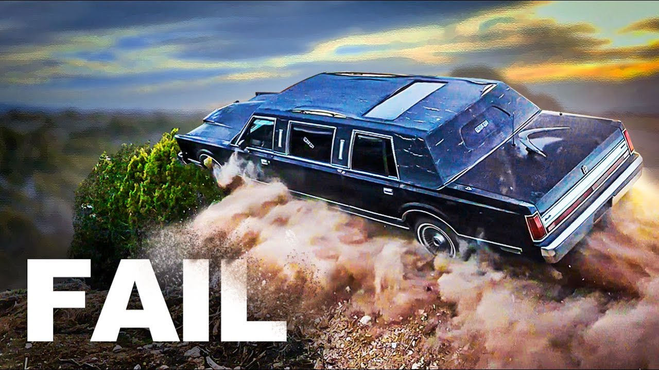 Self Driving Limo Catches Air! - YouTube