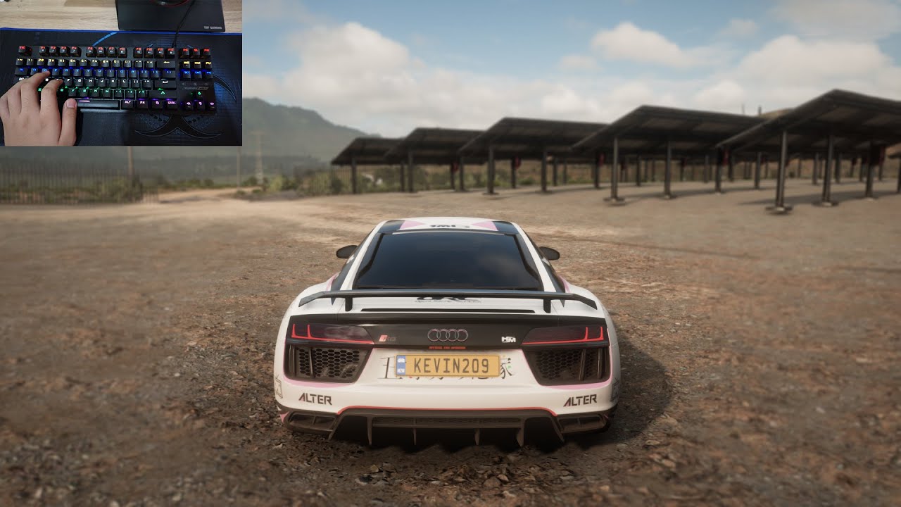 Forza Horizon 5 Audi R8 V10 | Keyboard Gameplay - YouTube