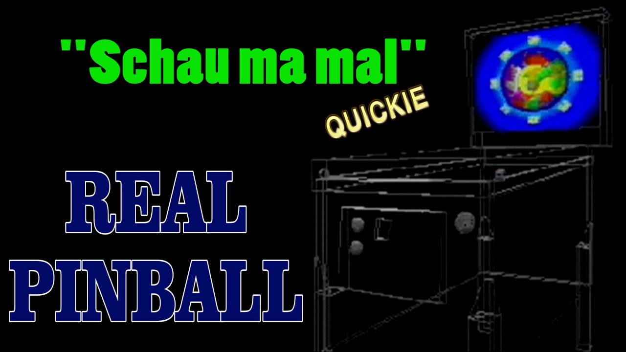 Real Pinball (3DO) "Schau ma mal" Quickie - YouTube
